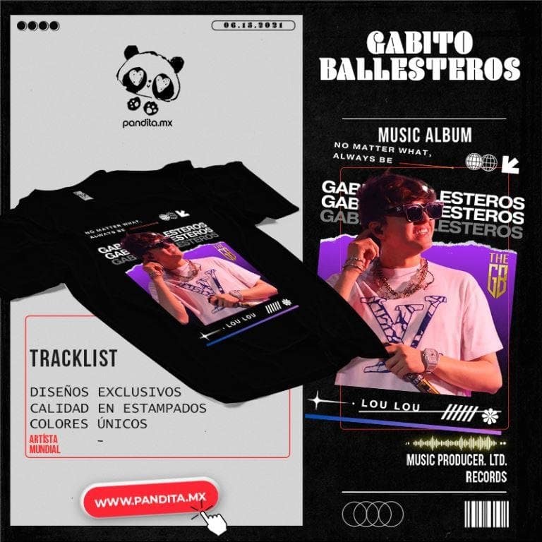 Gabito Ballesteros Fashion - Playeras de Aguascalientes personalizadas